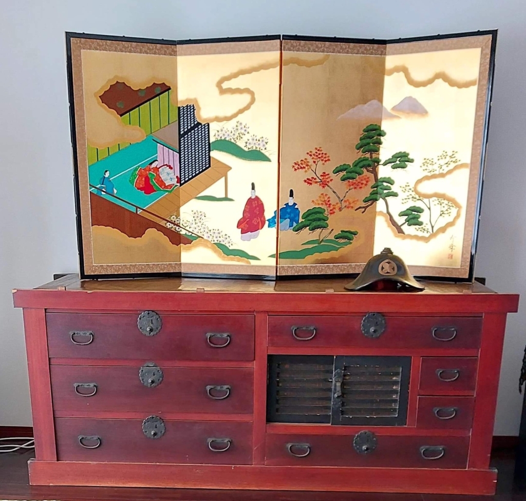 Japanese folding screens – Byobu Gallery online shop / Red Maple connection