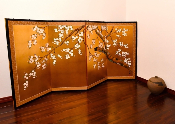 Japanese folding screens – Byobu Gallery online shop / Red Maple connection