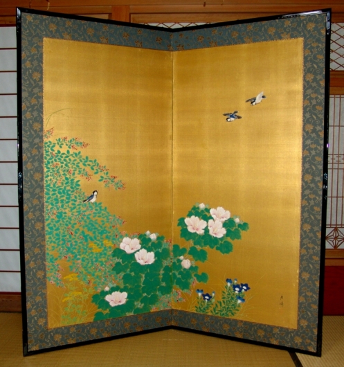 Japanese folding screens – Byobu Gallery online shop / Red Maple connection