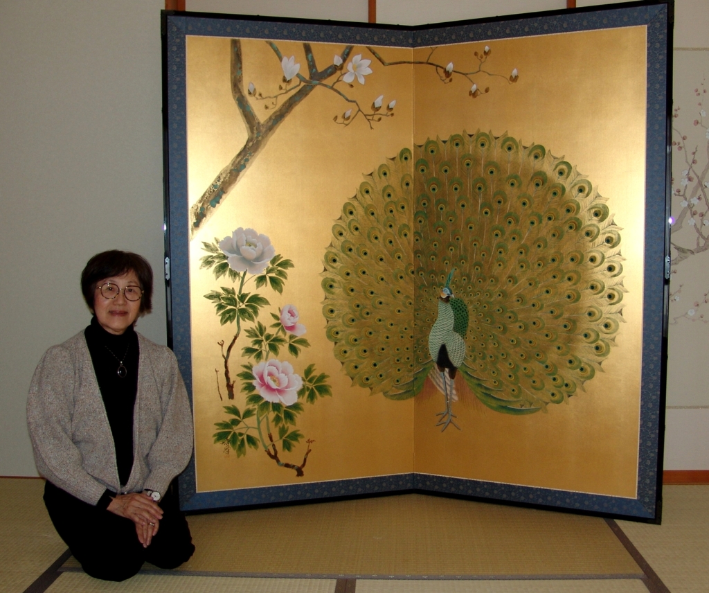 Japanese folding screens – Byobu Gallery online shop / Red Maple connection