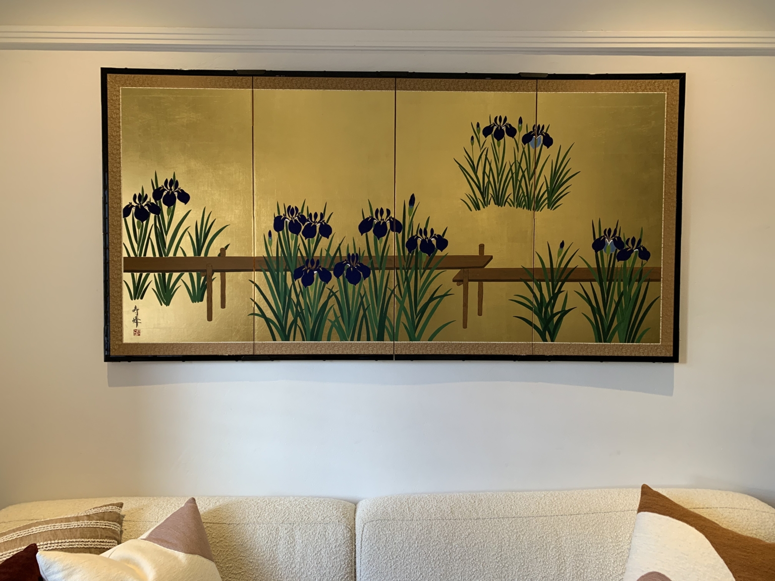 Japanese painting Screen / Japanese folding Screen for sale