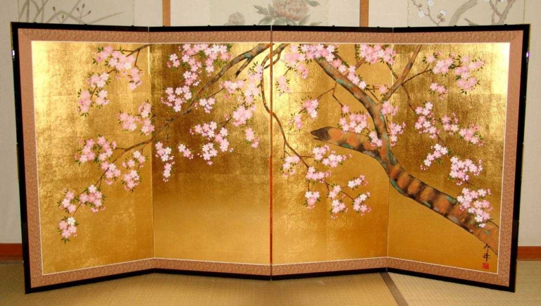 Japanese painting Screen / Japanese folding Screen for sale